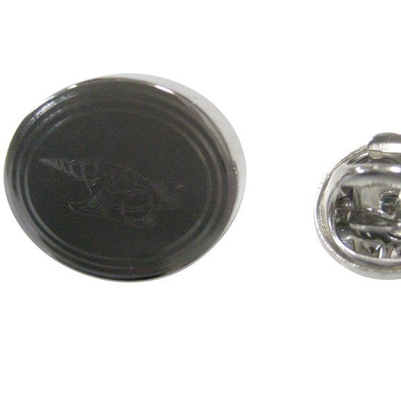 Kiola Designs | Accessories | Silver Toned Oval Etched Sea Shell Lapel ...